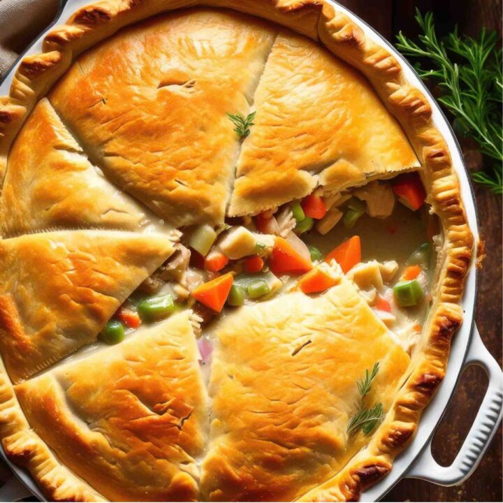 Chicken Pot Pie Recipe with Cream of Chicken Soup - Lauren Lane
