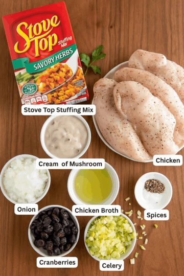 Chicken Breasts Stuffed with Stuffing Recipe - Lauren Lane