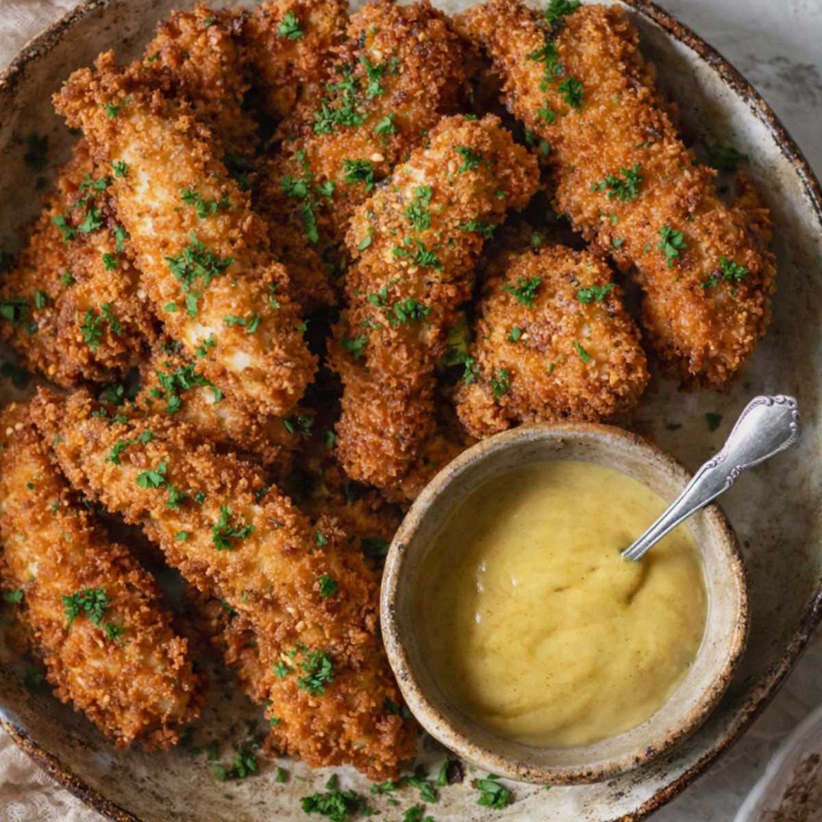 Best Crispy Baked Chicken Fingers (With Panko) - Lauren Lane