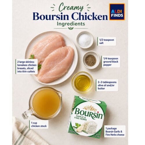 Creamy Boursin Chicken Recipe | 30-Minute Skillet Dinner - Lauren Lane